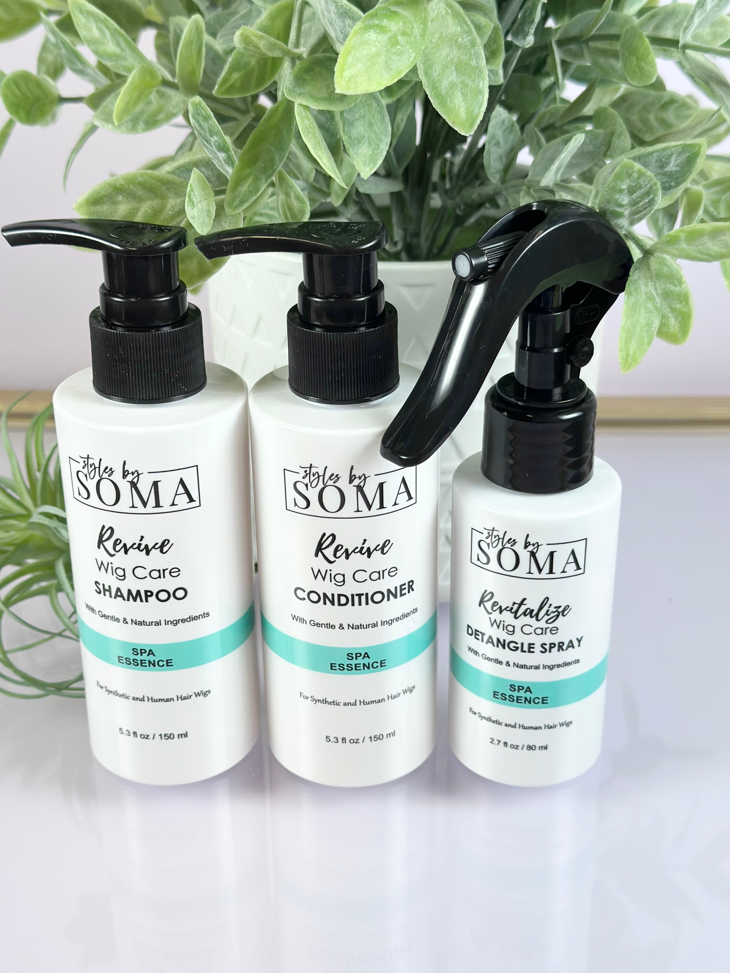 TRIPLE TRIO (Shampoo, Conditioner, Detangle Spray) – STYLES BY SOMA